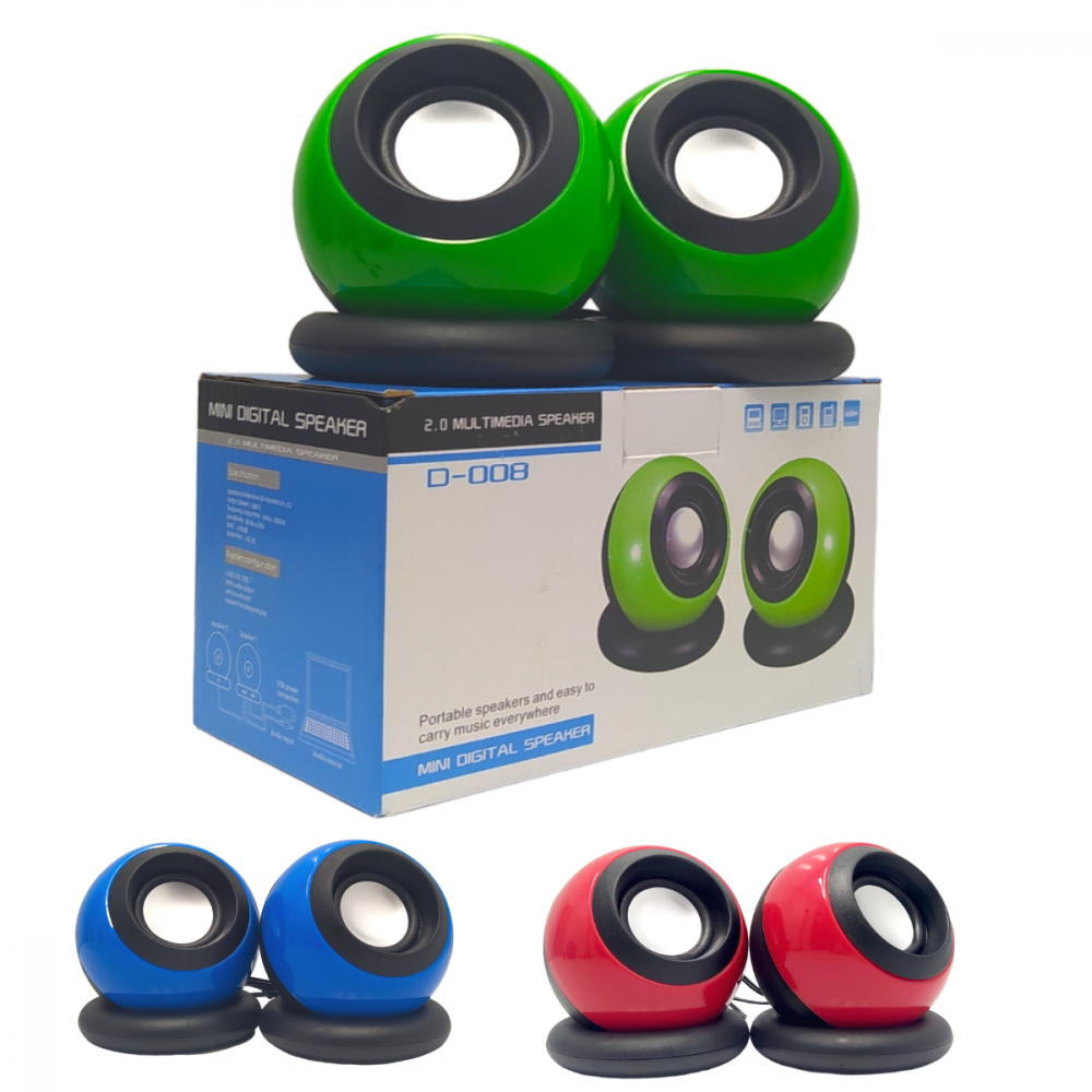 Jonh Variedades DROP - Caixa de Som para PC (D-008) - Meu catálogo fácil!