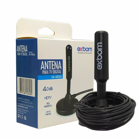 Jonh Variedades DROP - Antena Digital 5M Exbom AN-14050A - Meu catálogo ...