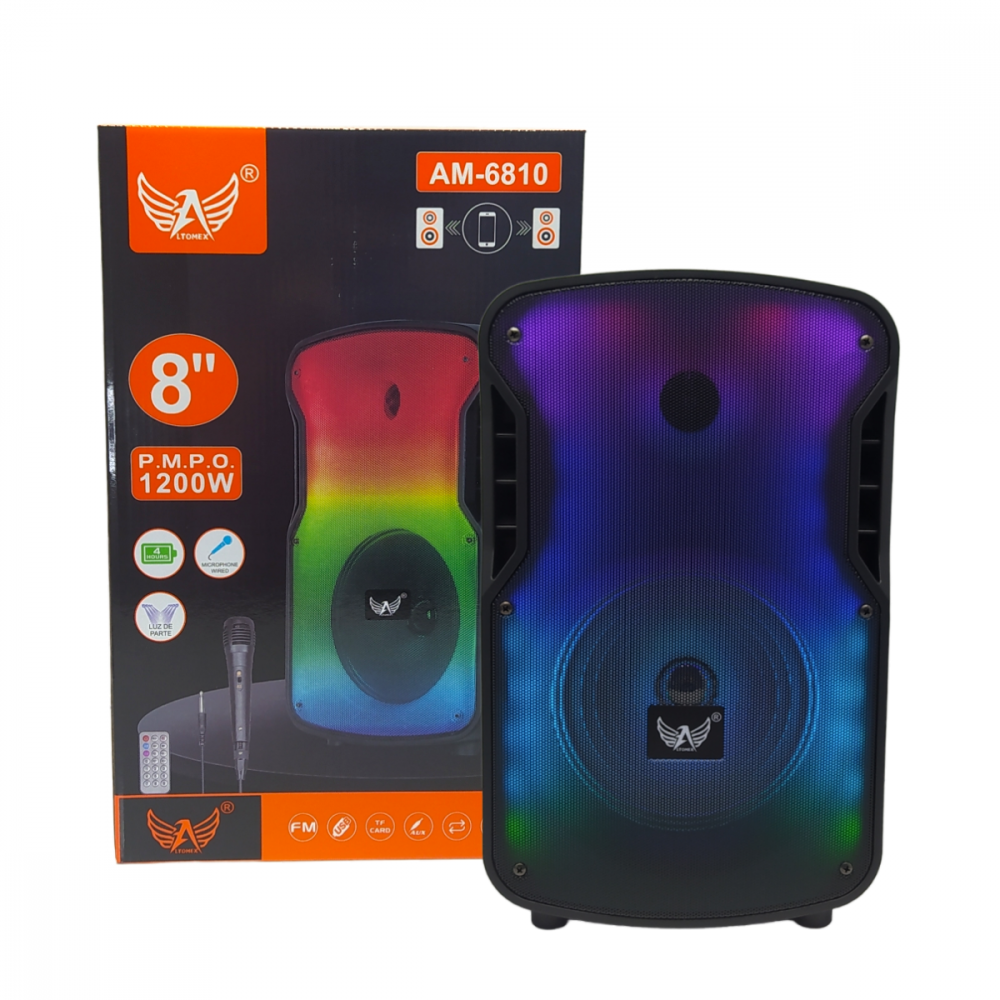 Jonh Variedades DROP Caixa De Som RGB Bluetooth Com Microfone E Jonh Variedades DROP Caixa De Som RGB Bluetooth Com Microfone E