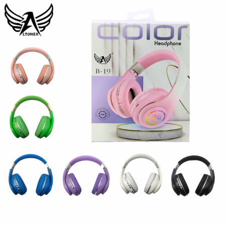 Jonh Variedades DROP - Fone Color Bluetooth Headphone - Pata LED B-19J ...