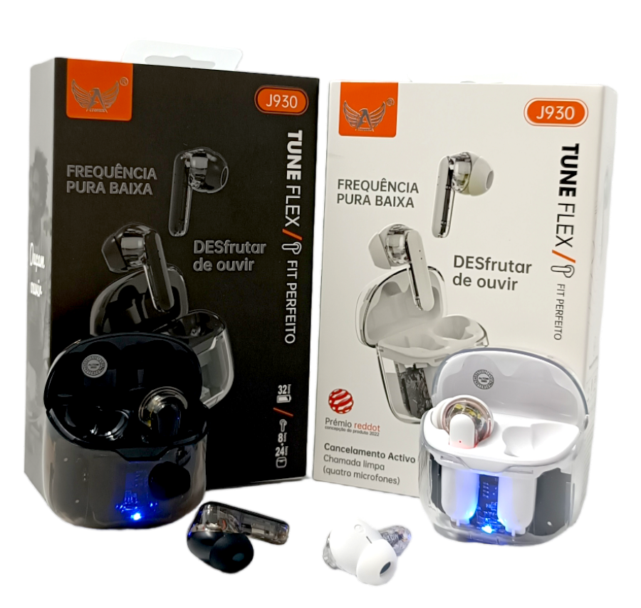 Jonh Variedades DROP - 01- Fone de Ouvido Bluetooth Transparente Altomex J930 - Meu catálogo fácil!