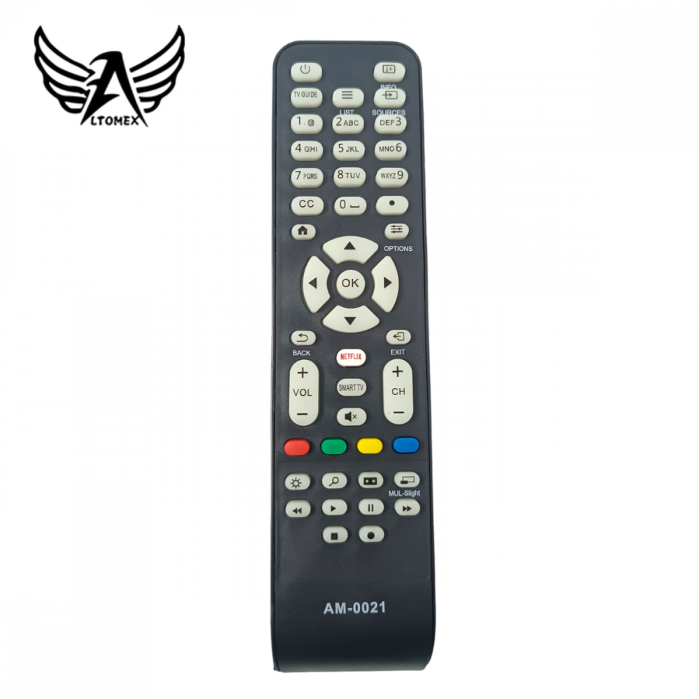Jonh Variedades DROP - Controle Remoto Universal p/ TV AOC LCD - NETFLIX / SMART TV Altomex AM ...