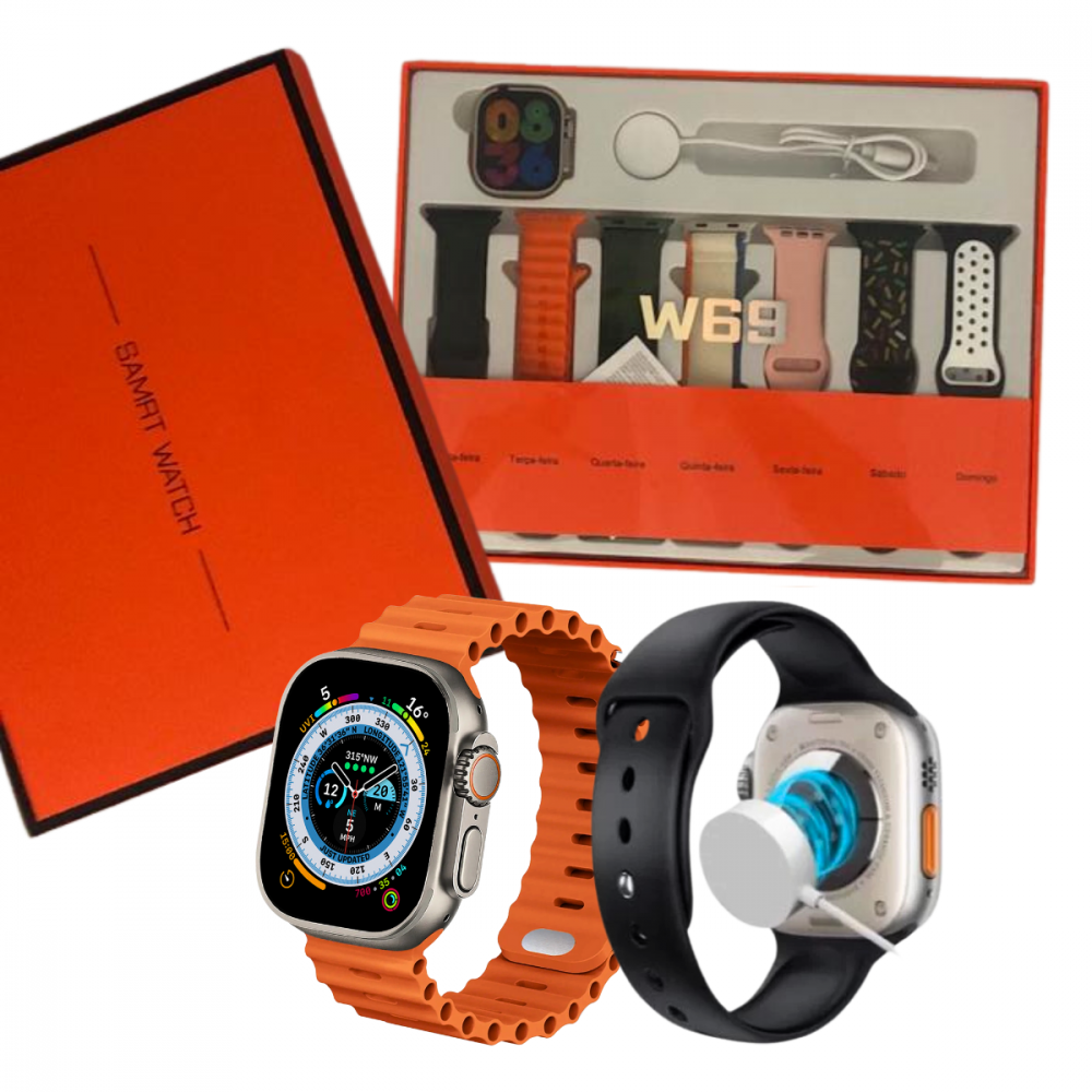 Jonh Variedades DROP - 001 - Relógio Inteligente Smartwatch 49mm com 7 ...