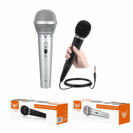 Jonh Variedades DROP - -- Microfone Dinâmico Profissional com Cabo ...