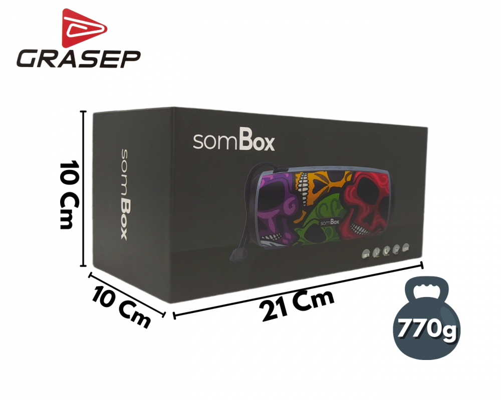 Jonh Variedades DROP - Caixa de som D-X318 Grasep - Meu catálogo fácil!