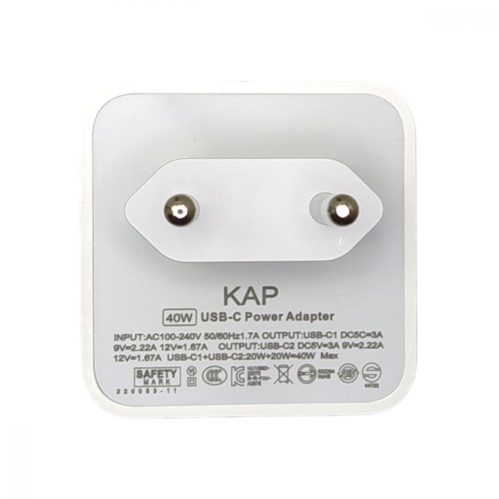 Jonh Variedades DROP - Fonte de Carregamento com 02 Portas USB TIPO-C 40W Altomex KA-5188 - Meu ...