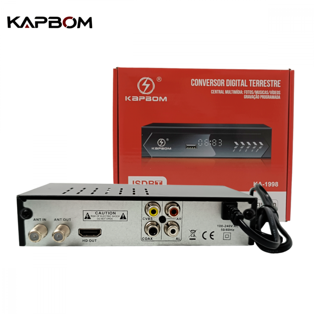Jonh Variedades DROP - Conversor Digital Full HD Kapbom KA-1998 - Meu catálogo fácil!