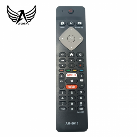 Jonh Variedades DROP - Controle Remoto Universal TV PHILIPS LCD - NETFLIX / YOUTUBE Altomex AM ...