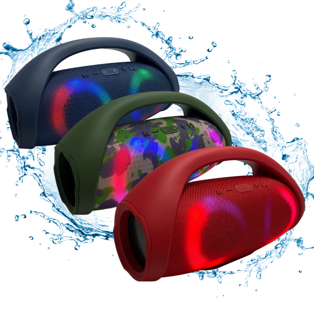 Jonh Variedades DROP - -- Caixa de Som Booms Box COLOR com LED ...