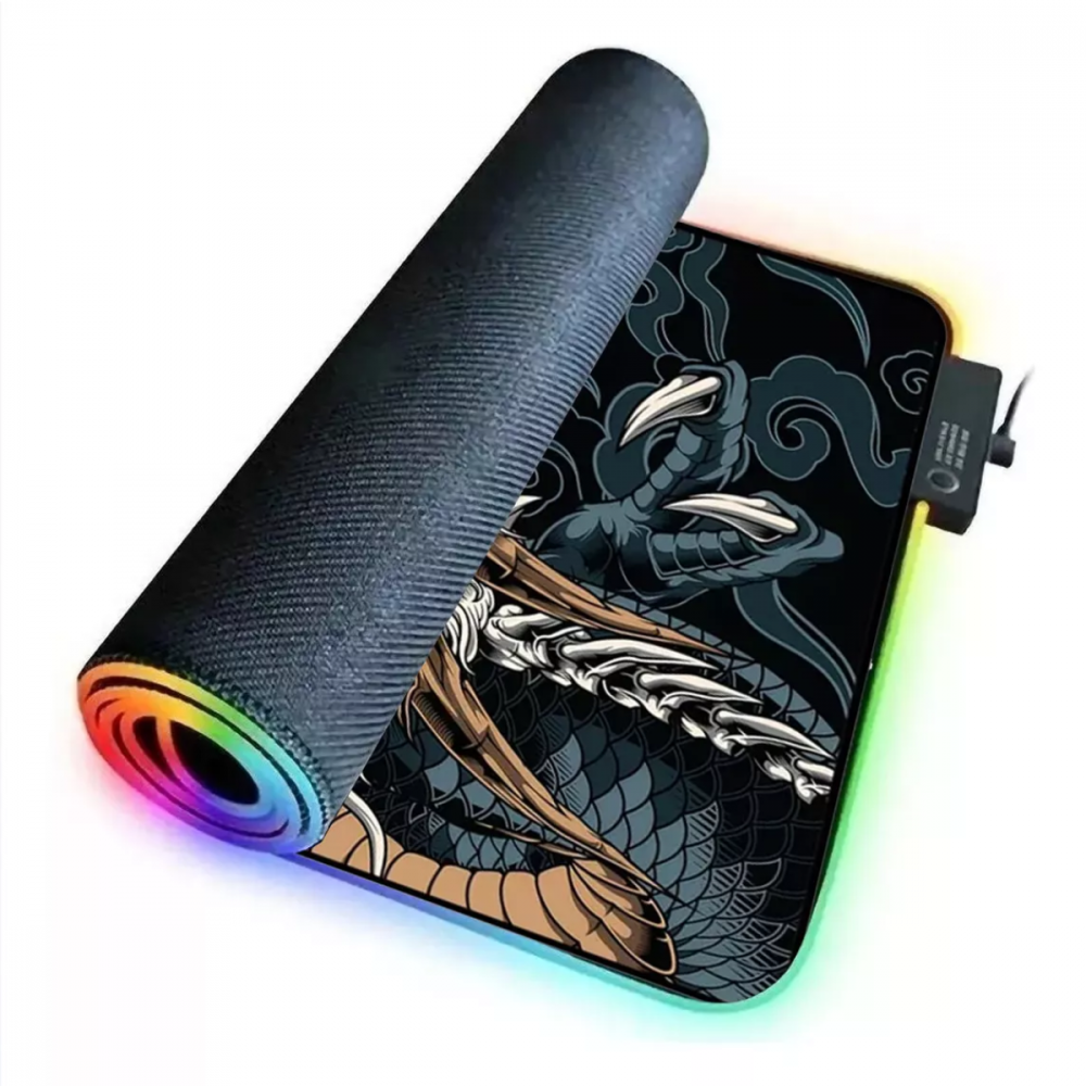 Jonh Variedades DROP - Mouse Pad Gamer Extra Grande 80x30cm Dragão Azul ...