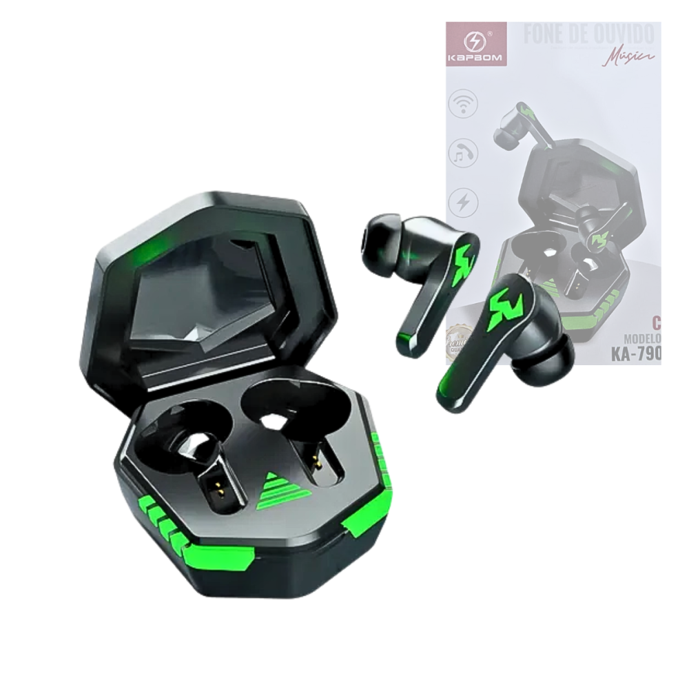 Jonh Variedades DROP - Fone de Ouvido Intra Auricular Bluetooth com Case de Carregamento tela ...