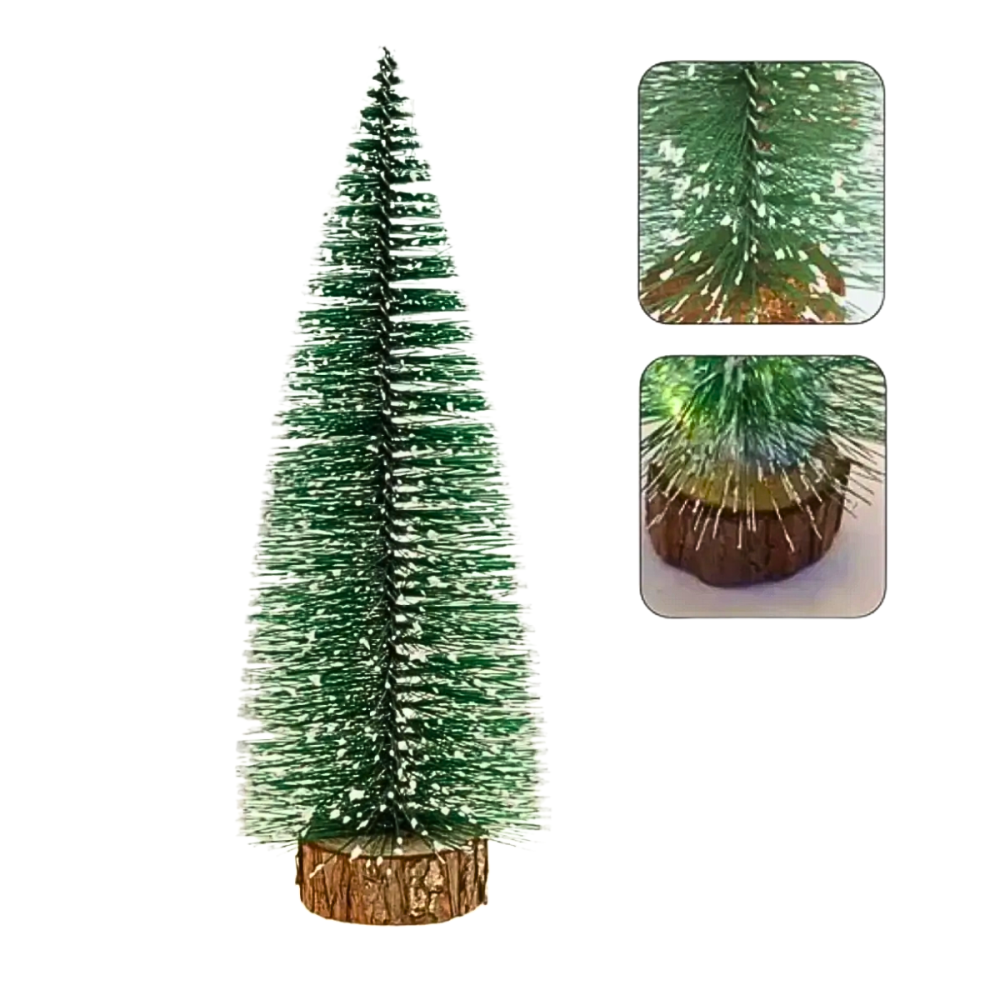 Jonh Variedades DROP - Mini Arvore De Natal Pinheiro Nevada Base de ...